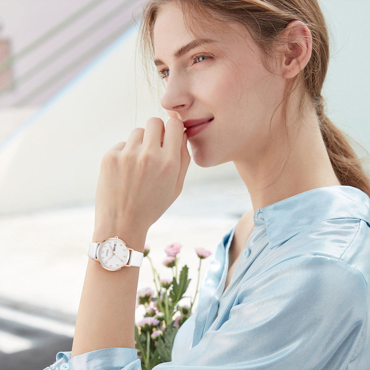2408C | Quartz Women Watch | Leather Band – megalith watch