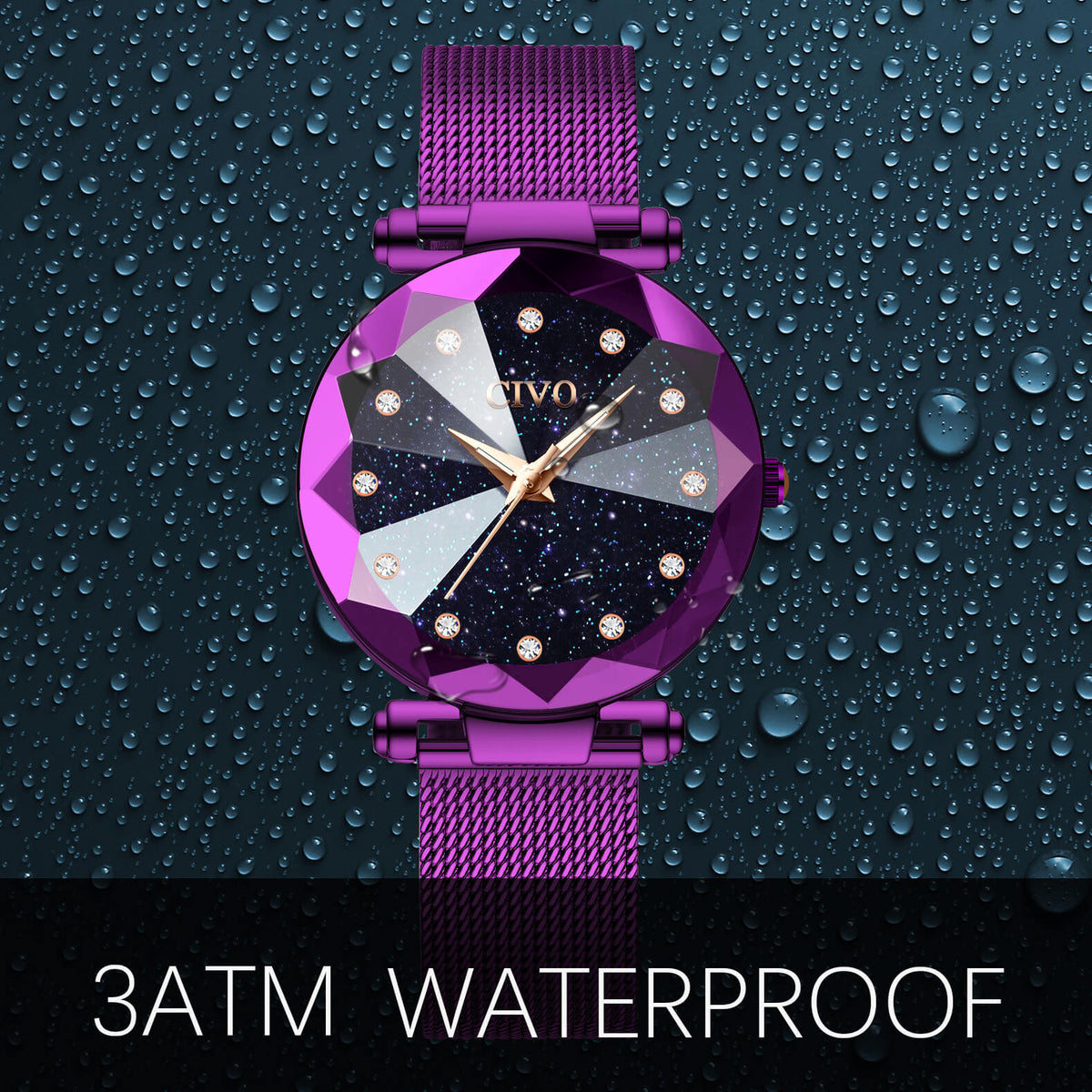 8064C | Quartz Women Watch | Mesh Band – megalith watch