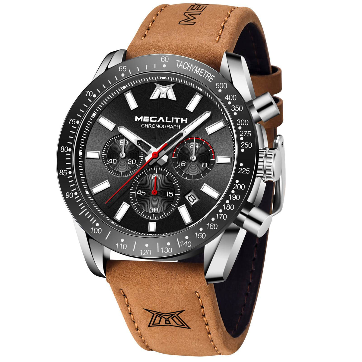 Chronograph Watch | Leather Band | 8274M – megalith watch