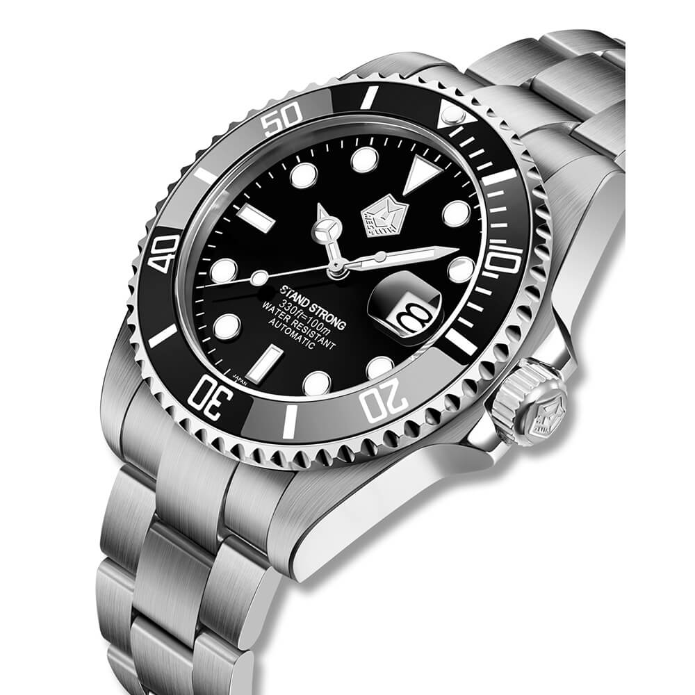 Automatic Men watch | Solid Steel | Megalith 8392M – megalith watch