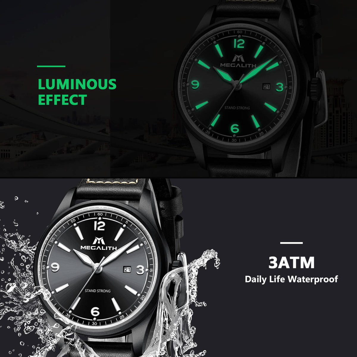 Quartz Watch | Leather Band | 8245M – megalith watch