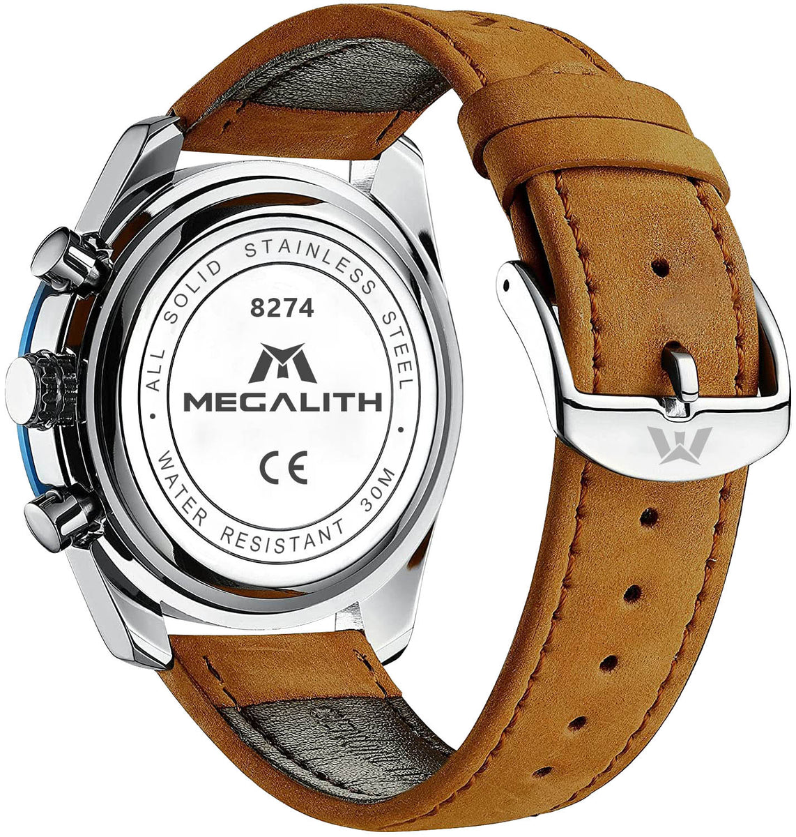 8274M l Chronograph Watch | Leather Band – megalith watch